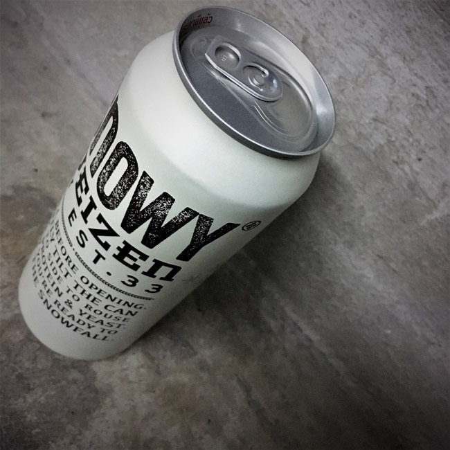 เบียร์ SNOWY ลองกันหรือยัง!! เบียร์ปุยหิมะ SNOWY WEIZEN BY EST.33